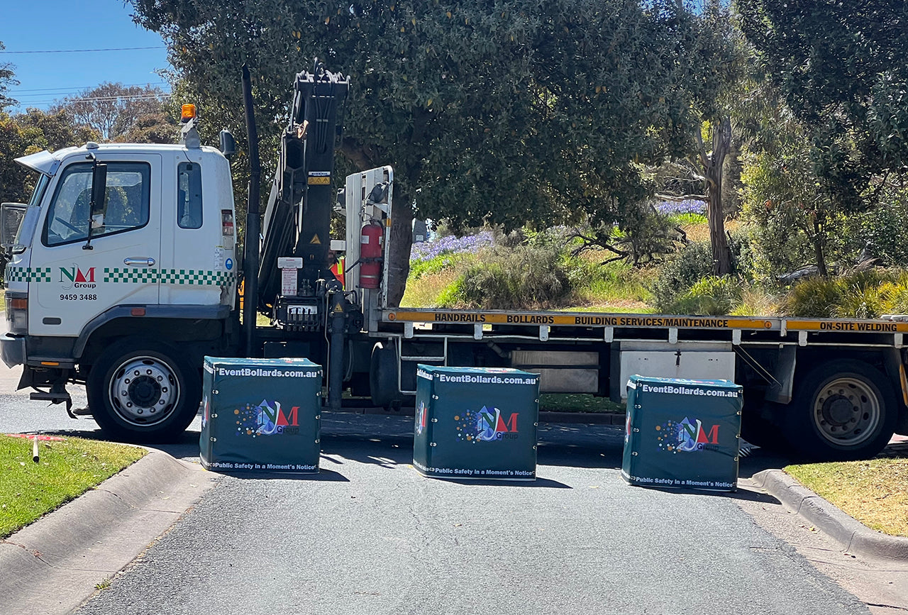 Event Bollards at Flinders Hotel | Australian Bollards