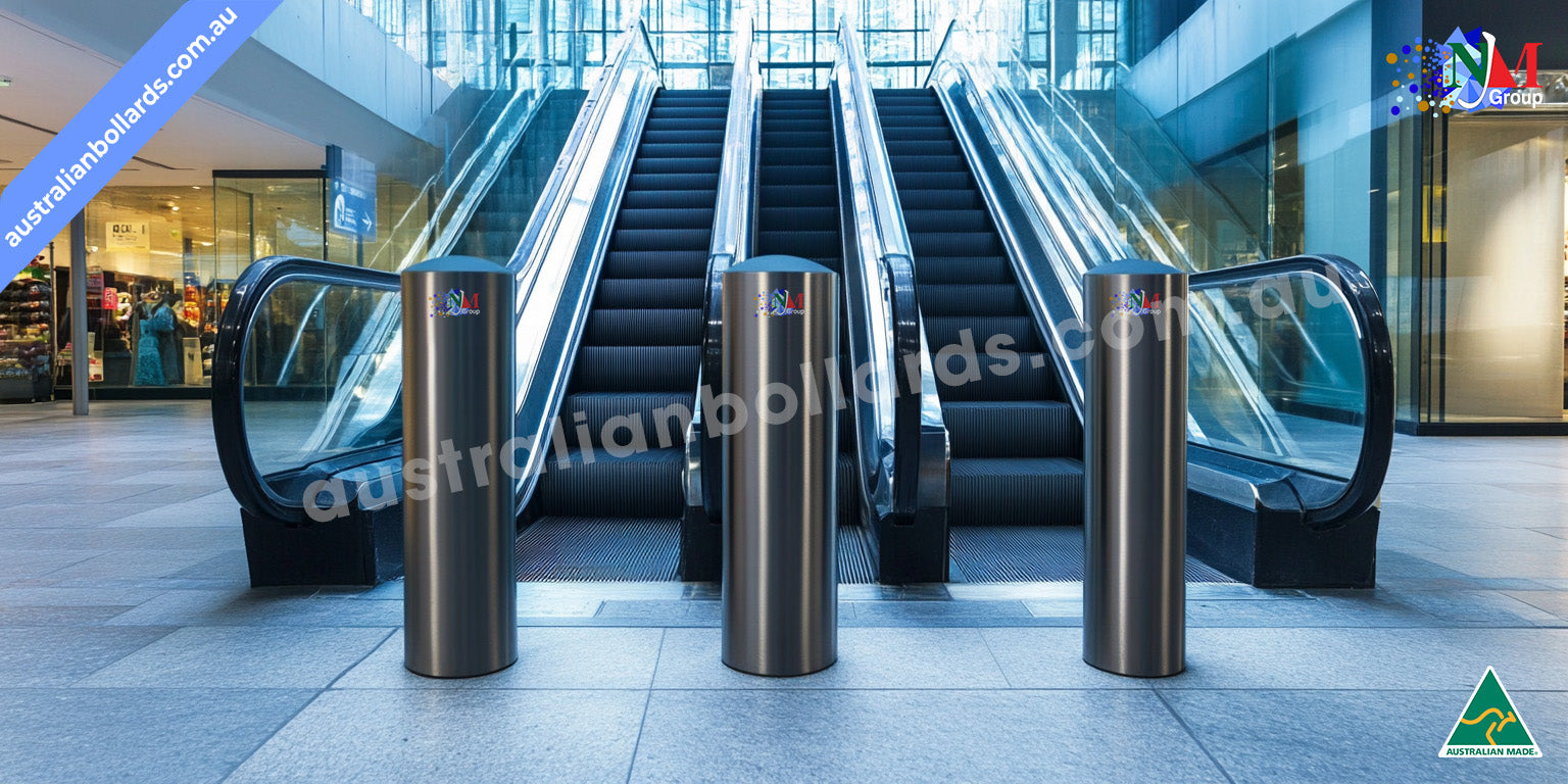 Escalator Bollards: A Step Toward Safety | NJM Group – Australian Bollards