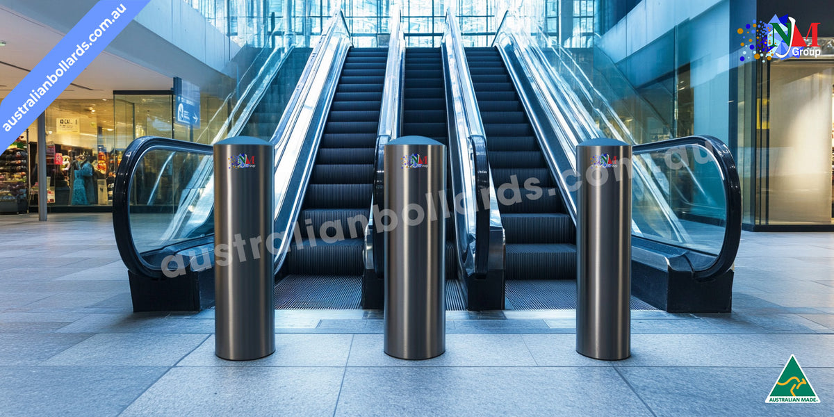 Escalator Bollards: A Step Toward Safety | NJM Group – Australian Bollards