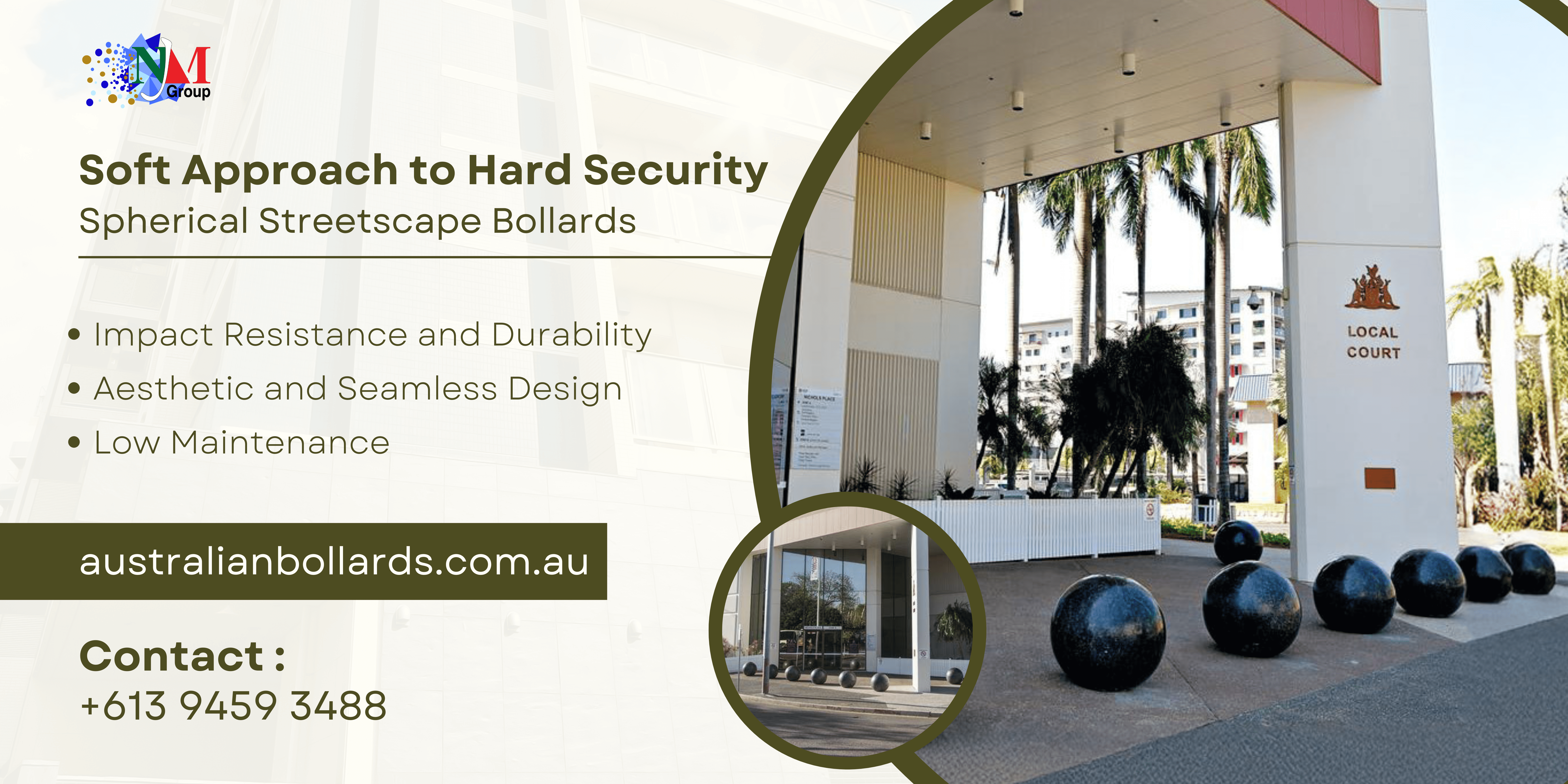 Australian Bollards: Protecting Darwin Local Court | NJM Group