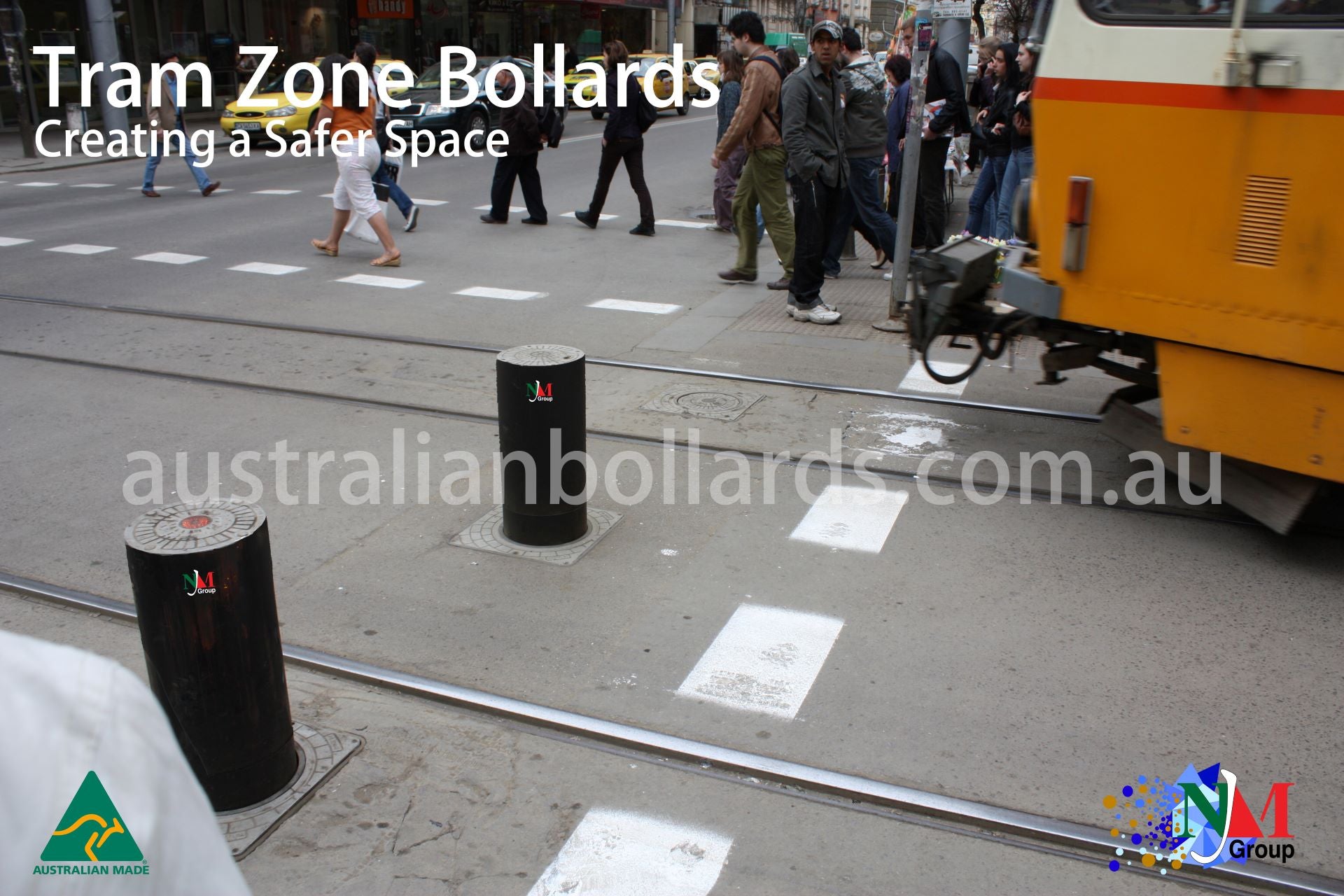 Creating Safer Spaces: Our Tram Zone Bollards | NJM Group – Australian ...