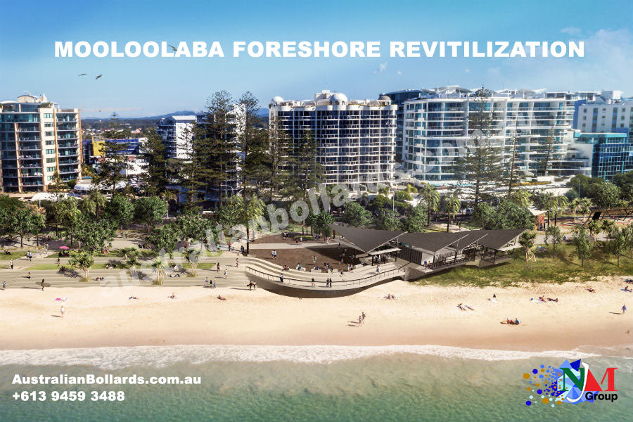 Australian Bollards - Mooloolaba Foreshore Revitalisation | Australian ...