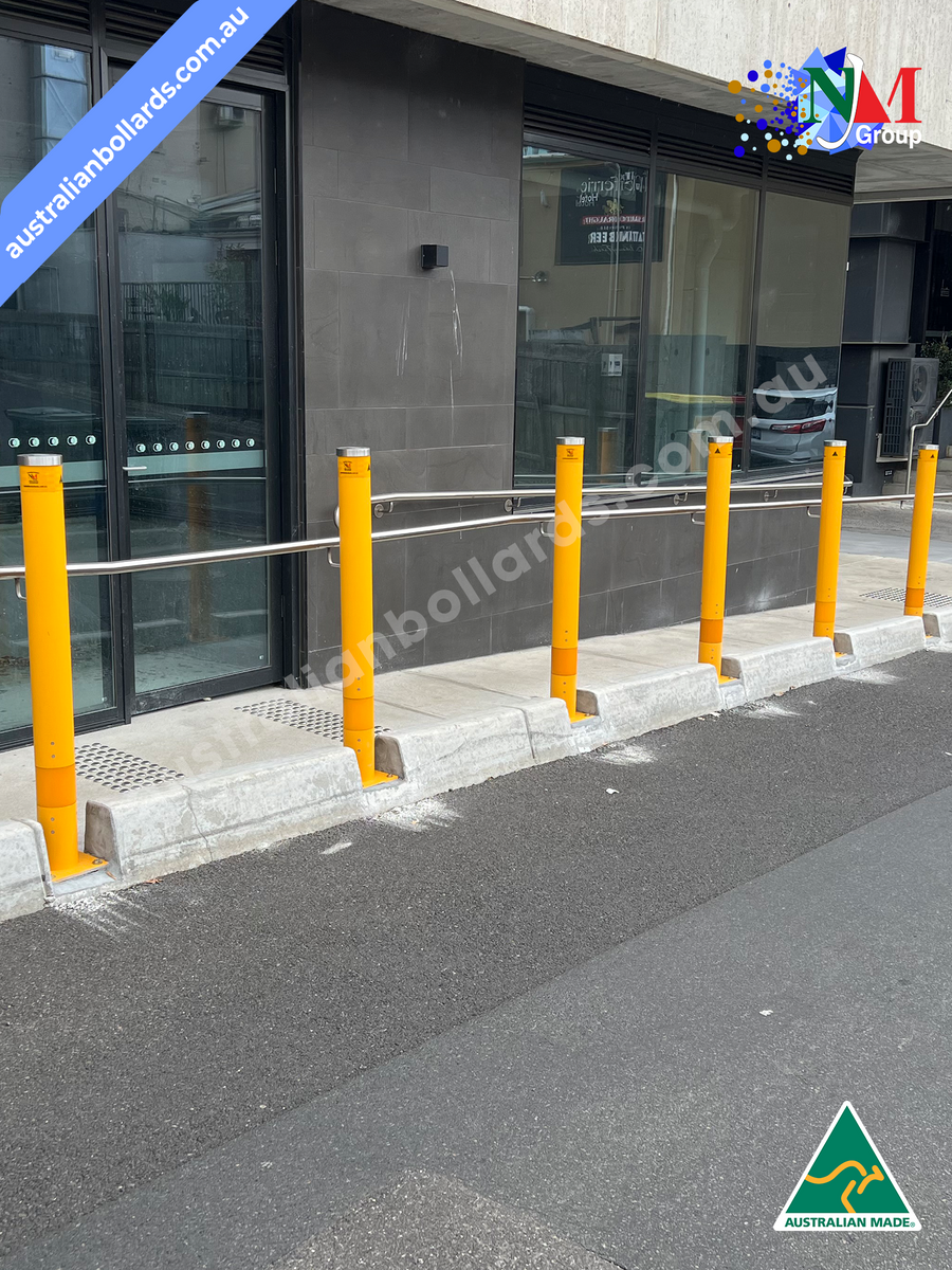 Flexible Impactable Handrails - Australian Bollards - Bollard Supplier ...