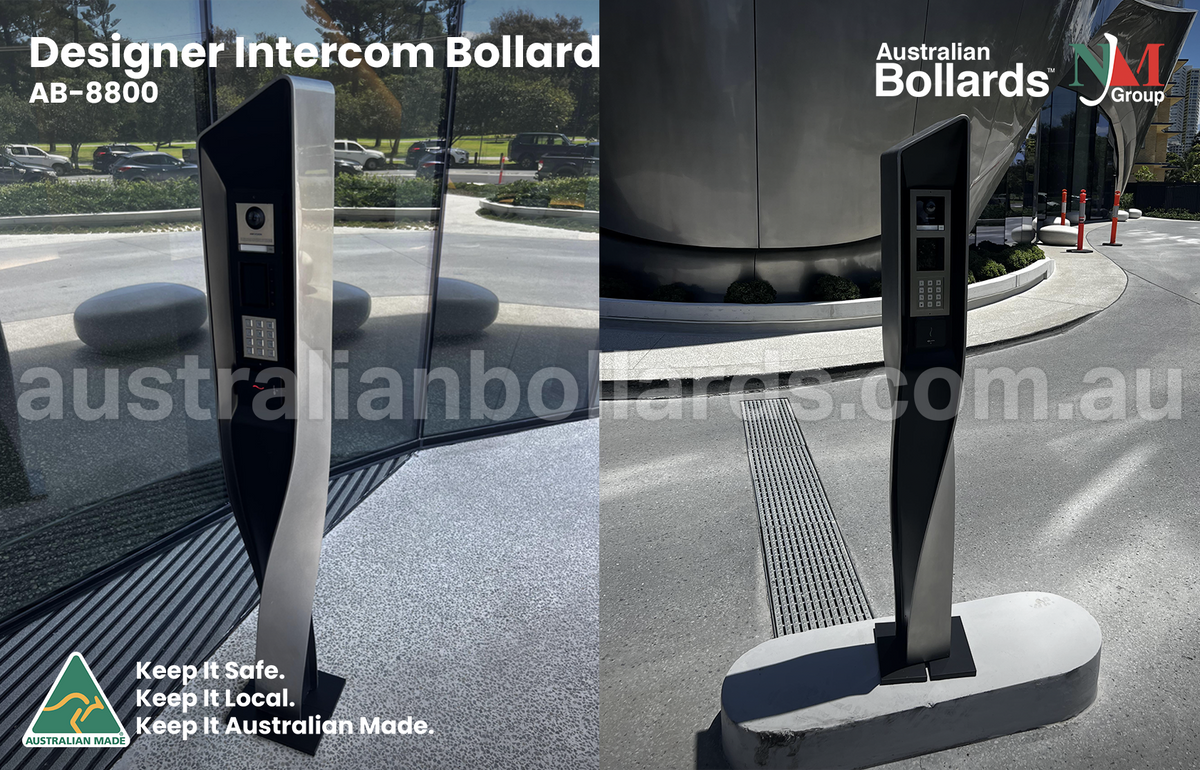 Twisted Intercom Bollard - Australian Bollards - Bollard Supplier and ...