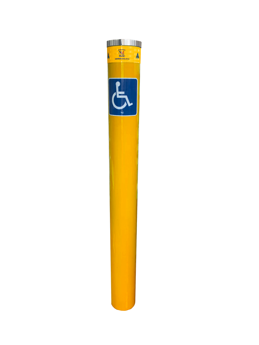 Disabled & Wheel Chair Users Car Park Bollards - Australian Bollards ...