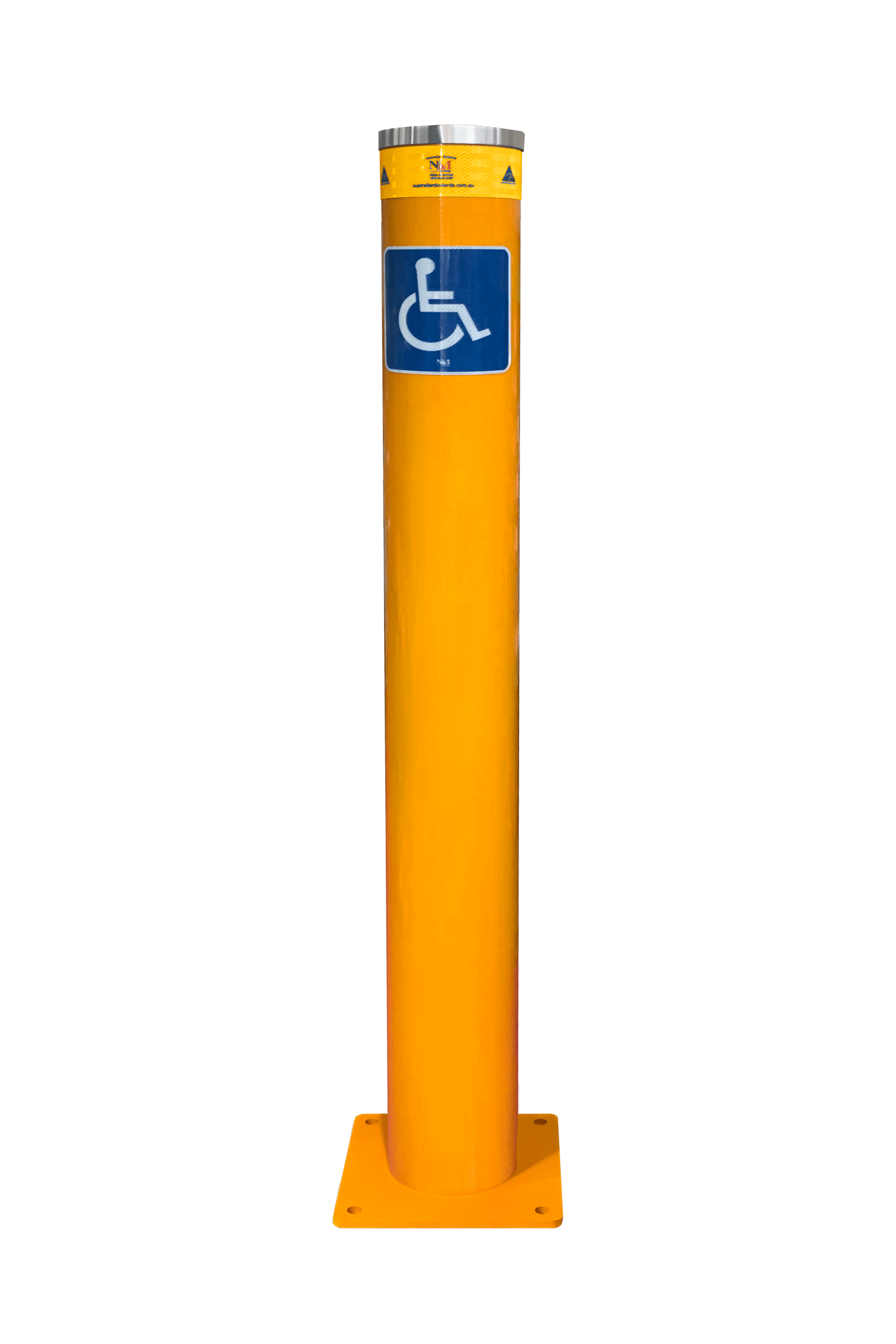 Disabled & Wheel Chair Users Car Park Bollards - Australian Bollards ...