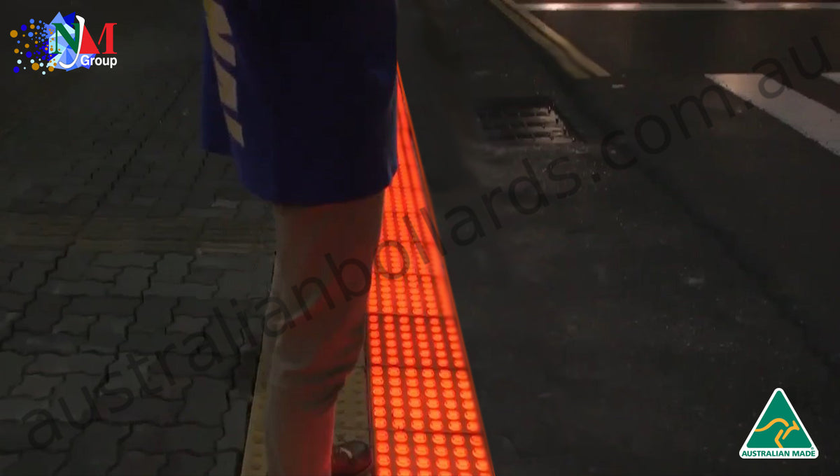 LED Safety Tactiles - Australian Bollards - Bollard Supplier and Installer