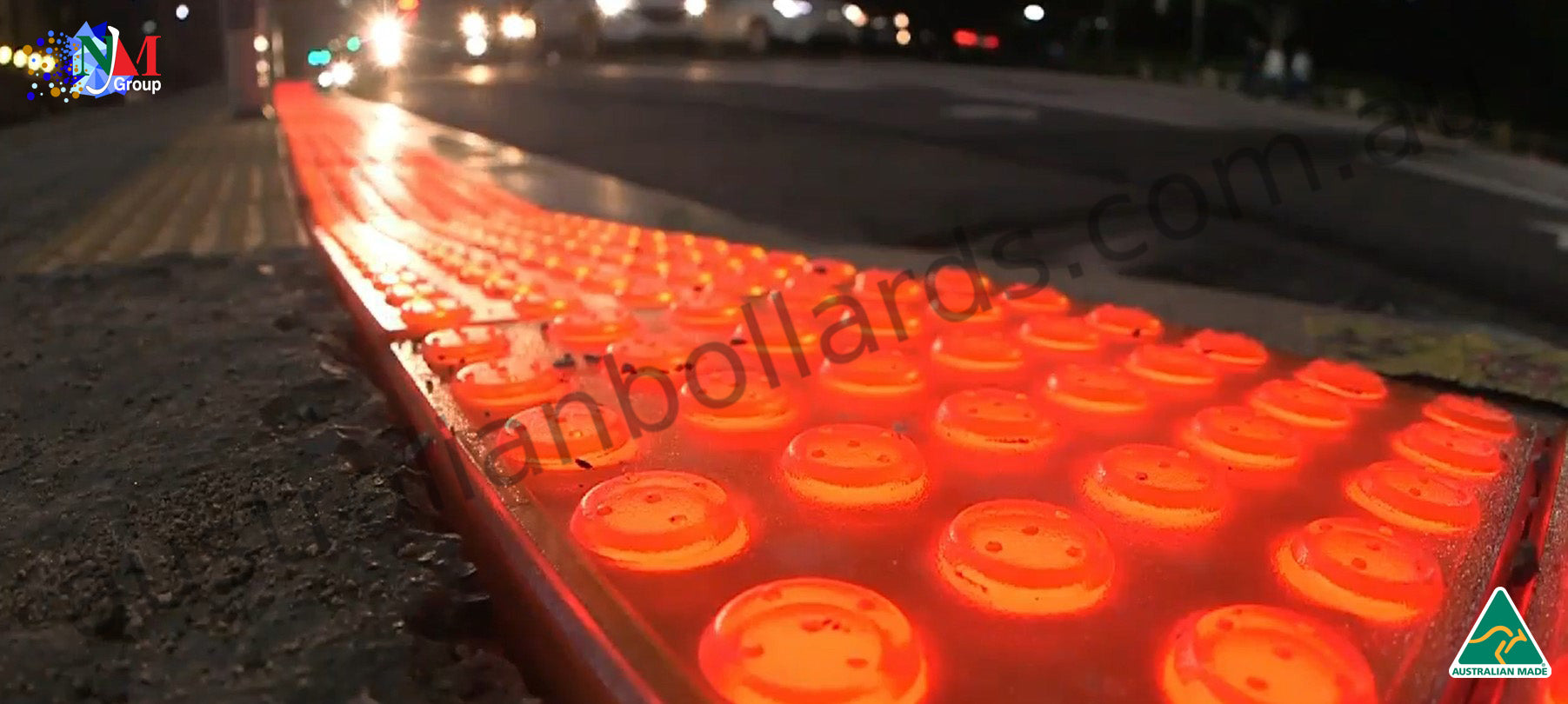 LED Safety Tactiles - Australian Bollards - Bollard Supplier and Installer
