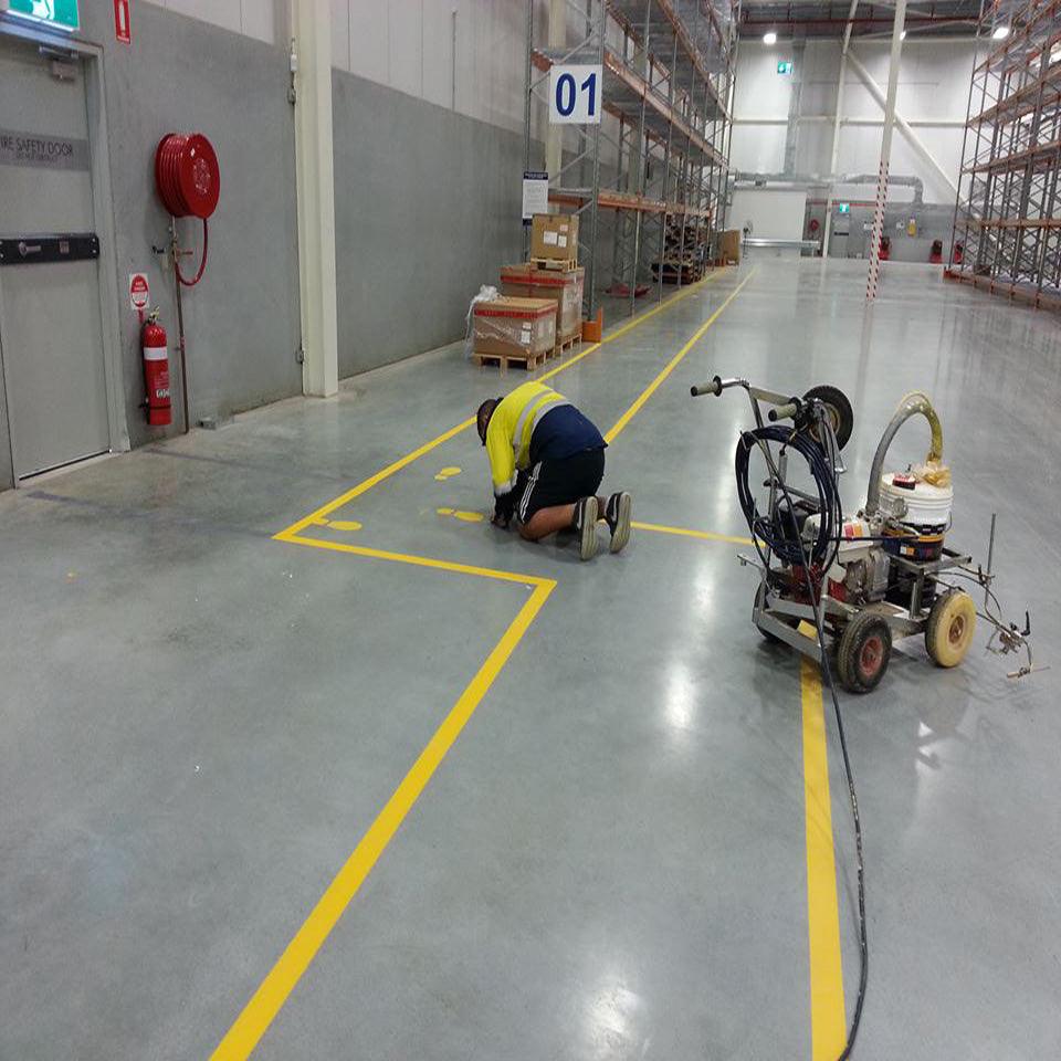 Factory & Warehouse Safety Line Marking - Australian Bollards - Bollard ...