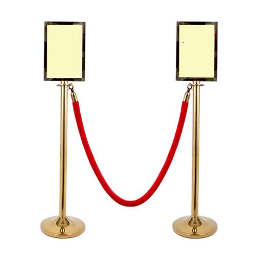 Rope Stanchions - Advertising Signage Railings - Australian Bollards ...